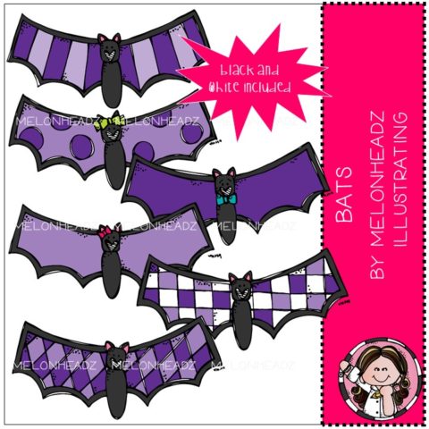 Bats clip art – Mini - Melonheadz