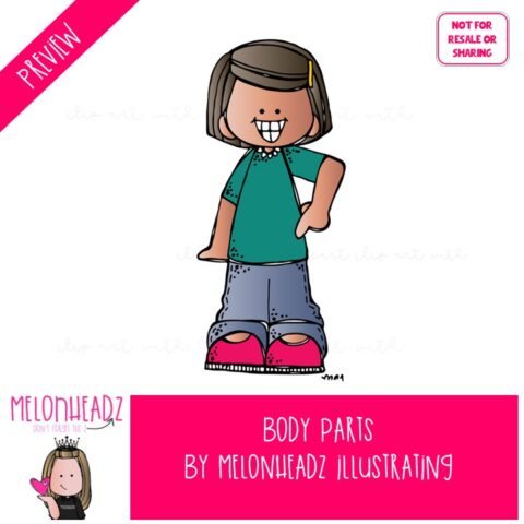 Body Parts clip art – kidlettes - Melonheadz