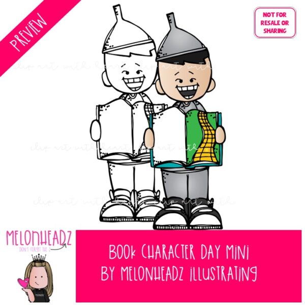 Book Character Day clip art, School Spirit clip art, Literature clip ...