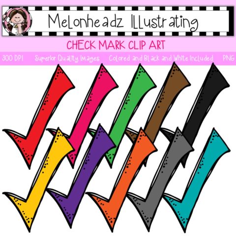 Check Mark clip art – Single Image - Melonheadz