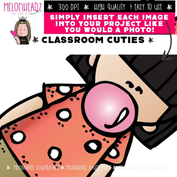 Classroom cuties clip art, Class Jobs, Rules COMBO PACK - Melonheadz
