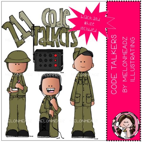 Code Talkers clip art – Mini - Melonheadz