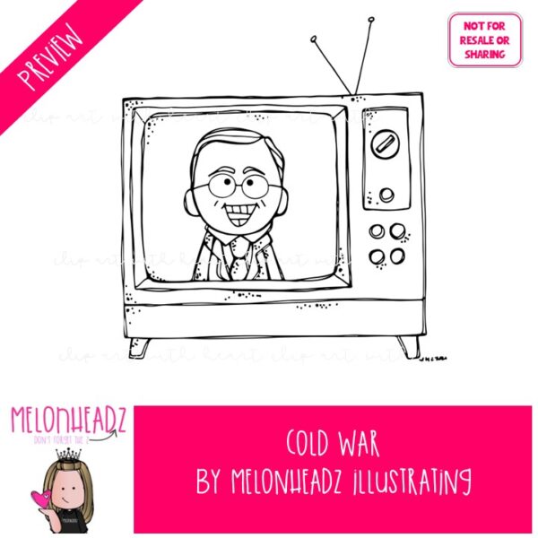 Cold War clip art, Historical Figure, plane BLACK AND WHITE - Melonheadz