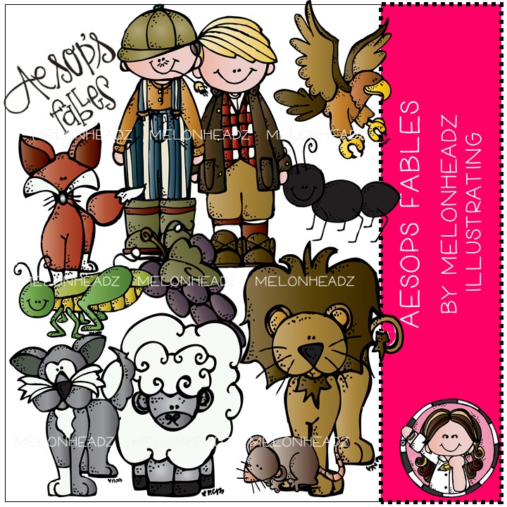 Aesops Fables clip art | Melonheadz Illustrating