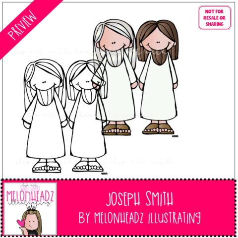Joseph Smith clip art COMBO PACK - Melonheadz