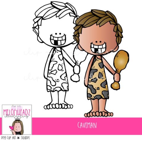 Caveman clip art - Melonheadz