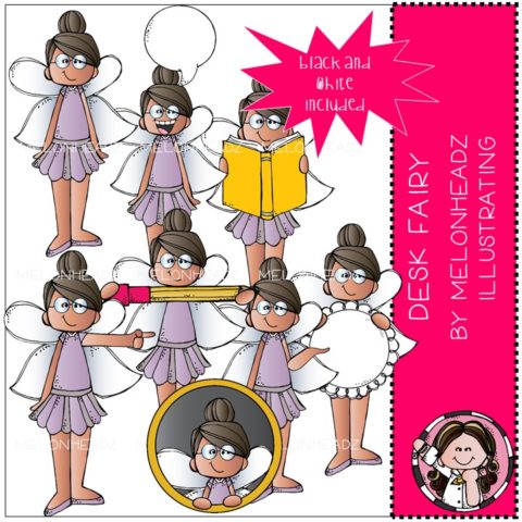 Desk Fairy clip art – Mini - Melonheadz