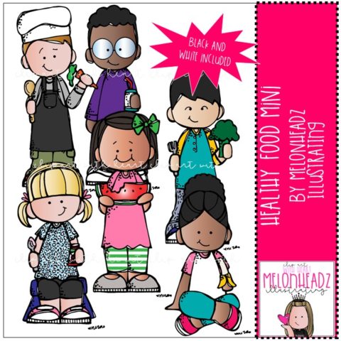 Healthy Foods clip art – Mini - Melonheadz