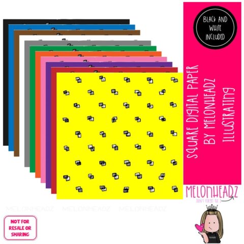 Digital Paper – Square - Melonheadz