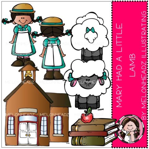 Mary had a Little Lamb clip art – Mini - Melonheadz