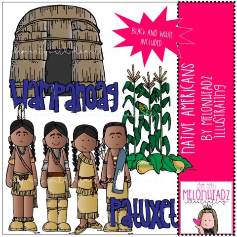 Native Americans clip art – Mini - Melonheadz