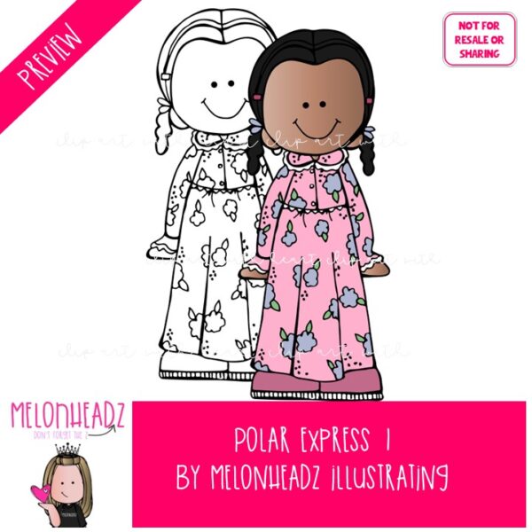 Polar Express clip art Set 1, Christmas clip art, Book Companion COMBO ...