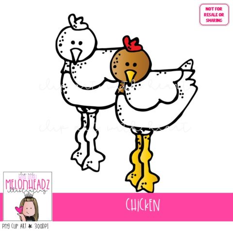 Chicken clip art - Melonheadz