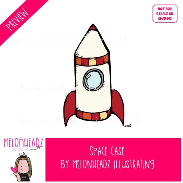 Space Case clip art, alien clip art, outer space clip art COLORED ...
