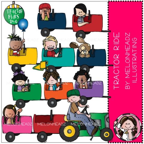 Tractor Ride clip art - Melonheadz