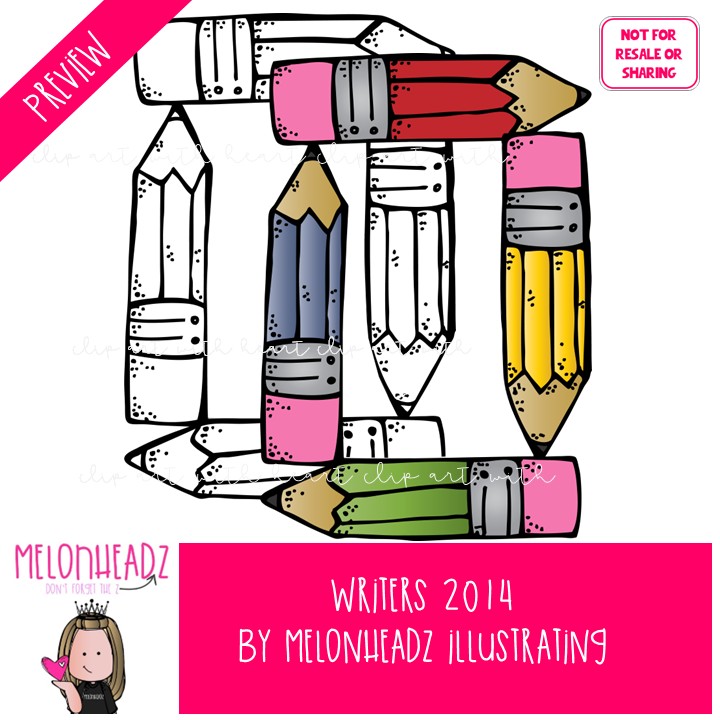 Writers clip art, Writing clip art, Pencil clip art, Crayon clip art ...