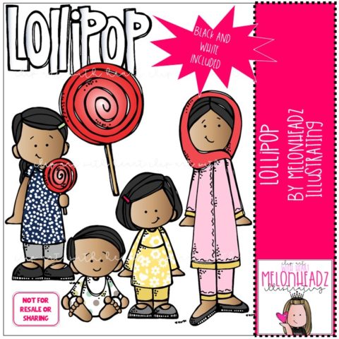 Lollipop clip art – Mini - Melonheadz