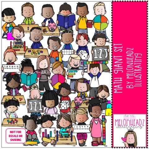 Math clip art – GIANT set - Melonheadz