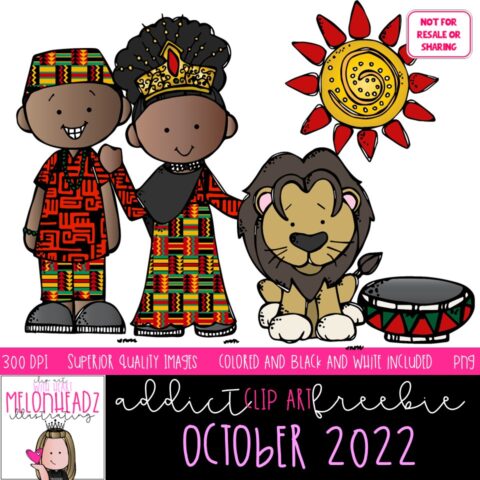 Melonheadz Addicts October 2022 clip art set – Mini - Melonheadz