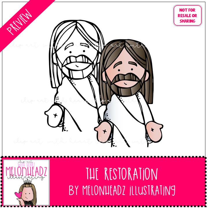 The Restoration clipart LDS COMBO PACK - Melonheadz