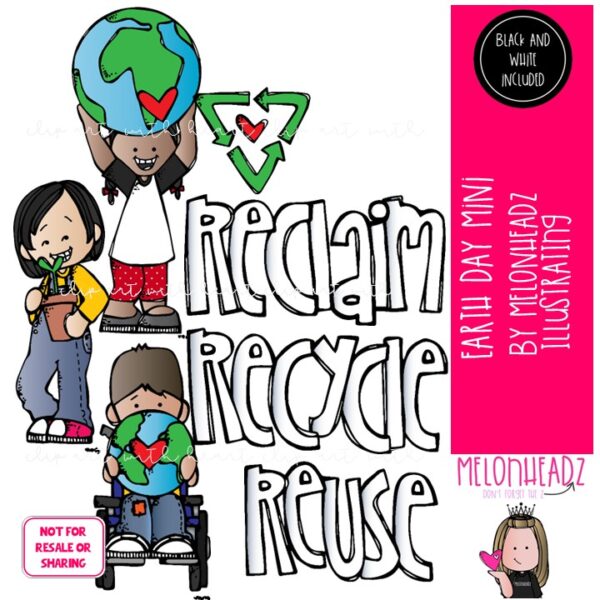 Earth Day clipart Recycling clip art Environmental Awareness clip art ...