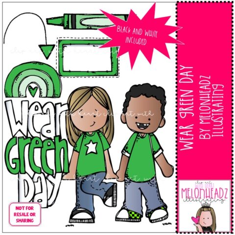 Wear Green Day clipart MINI - Melonheadz