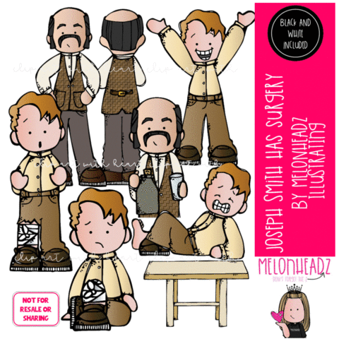 Joseph Smith has surgery clip art, LDS History clip art, LDS clip art ...