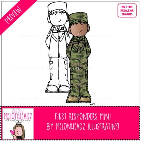 First Responder clip art, Career clip art, Medical clip art digi stamp ...