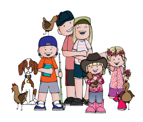 Personalized Family Portraits Digital Downloads - Melonheadz