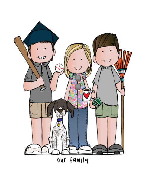 Personalized Family Portraits - Melonheadz