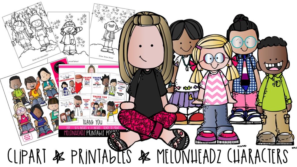Clipart Printables and Melonheadz Characters - Melonheadz