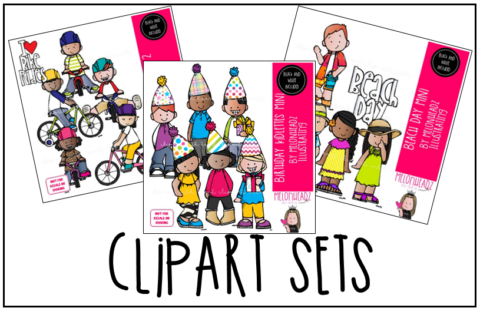 Clipart Printables and Melonheadz Characters - Melonheadz