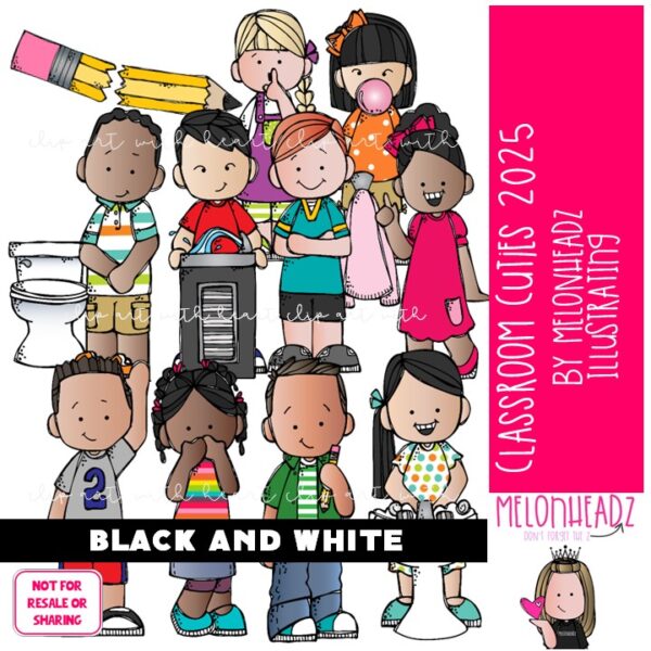 Classroom cuties clip art 2025 Class Jobs clip art Class Rules clip art ...