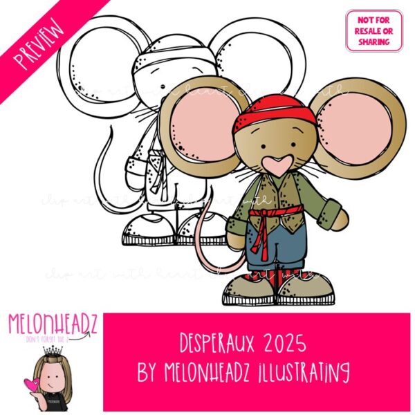 Desperaux clip art 2025 Literature clip art Mouse clip art Book ...