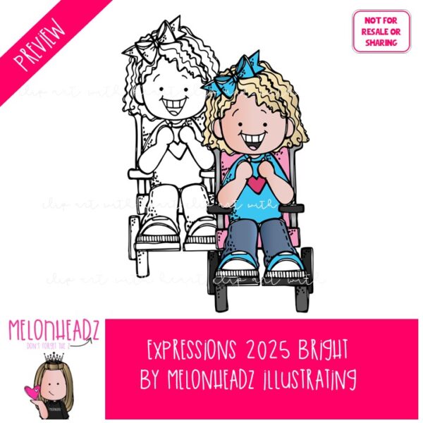 Expressions clip art 2025, Emotions, Feelings COMBO PACK - Melonheadz