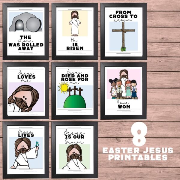 Easter Posters, Jesus PRINTABLE posters - Melonheadz